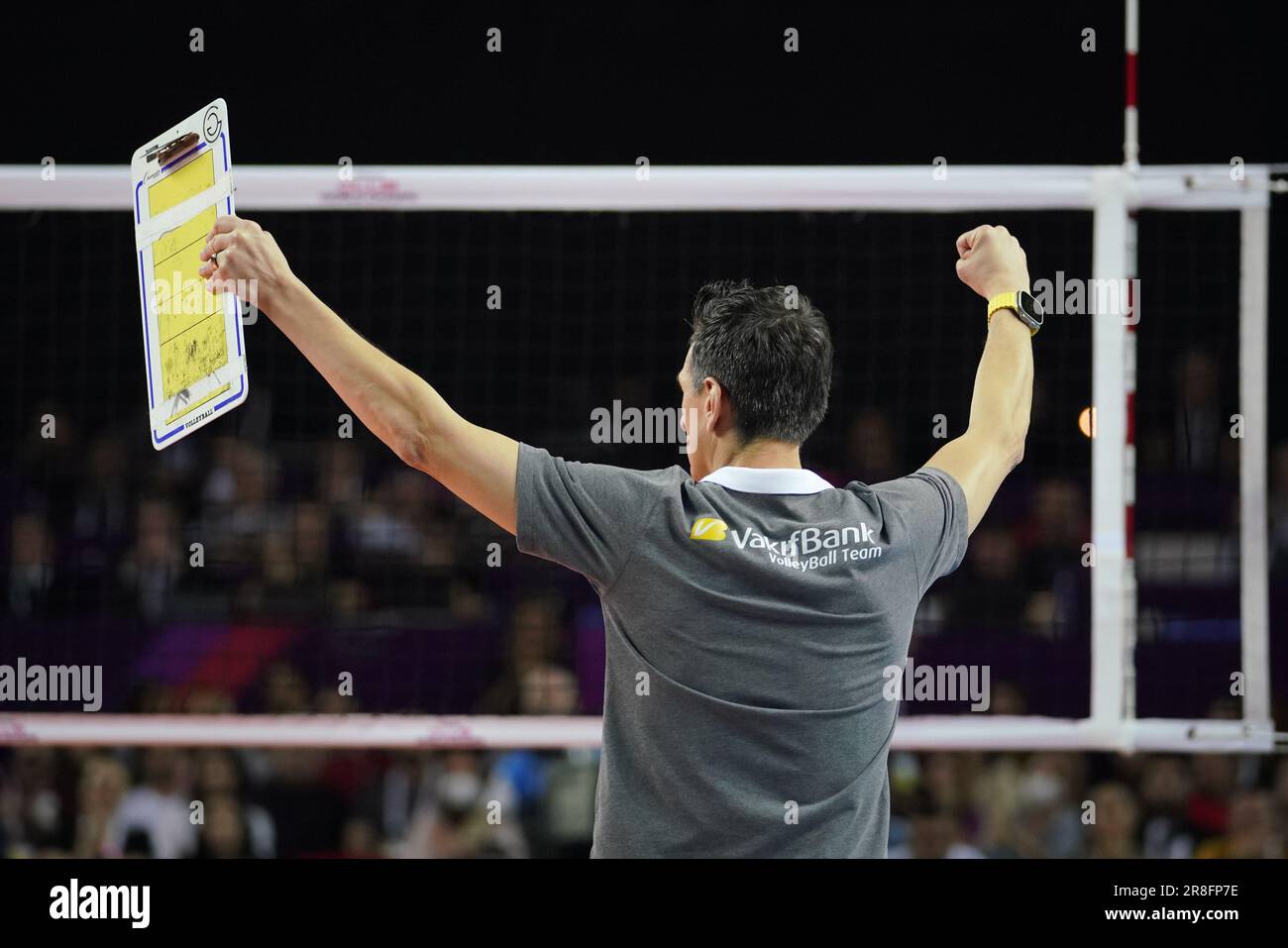 ANTALYA, TURKIYE - DECEMBER 18, 2022: Vakifbank coach Giovanni Guidetti ...