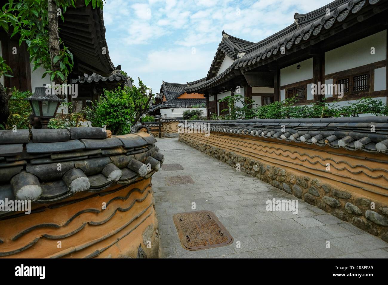 Jeonju, South Korea - June 5, 2023: View of Jeonju Hanok Village in ...