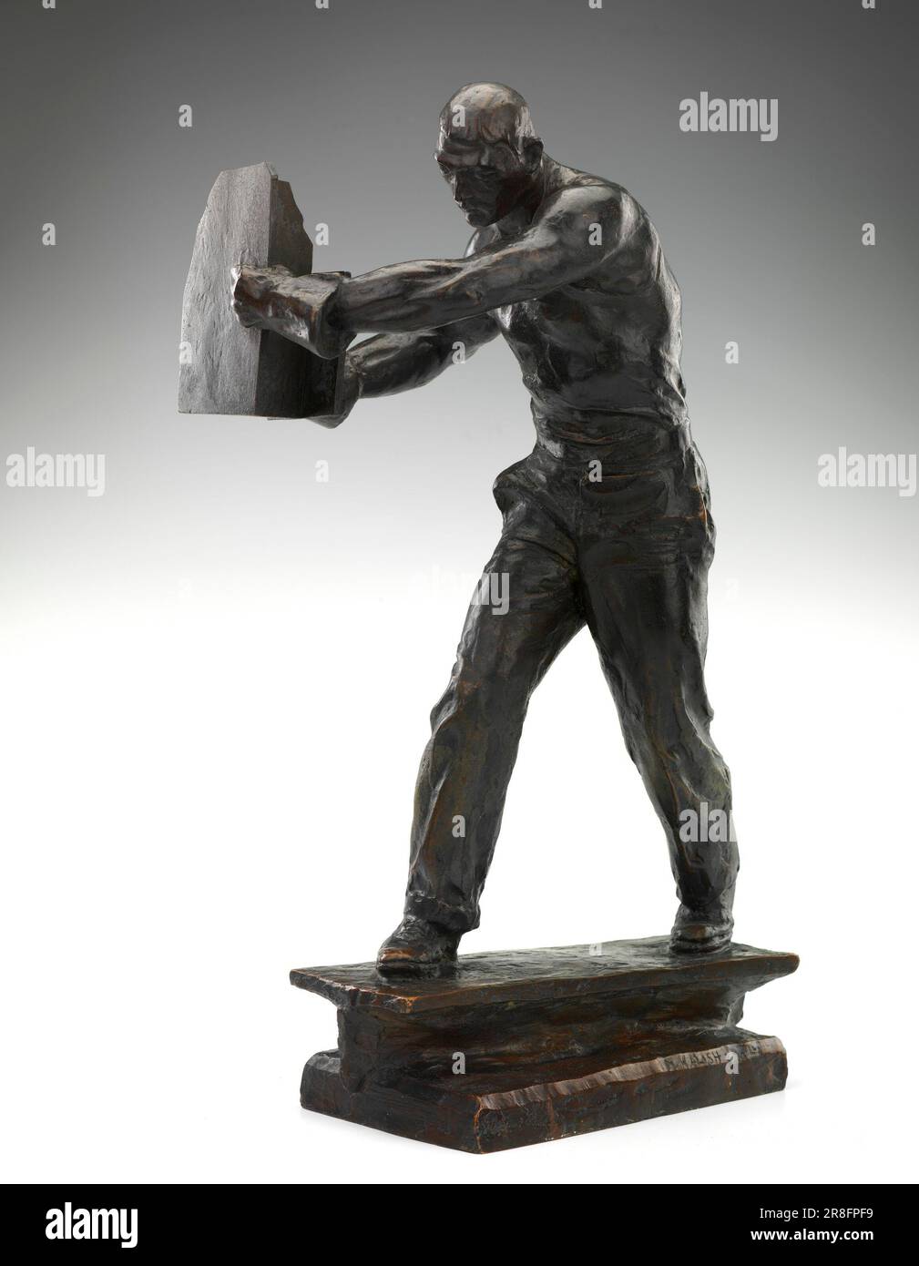 Man of Steel before 1933 by Max Kalish, born Valozin, Lithuania 1891 ...