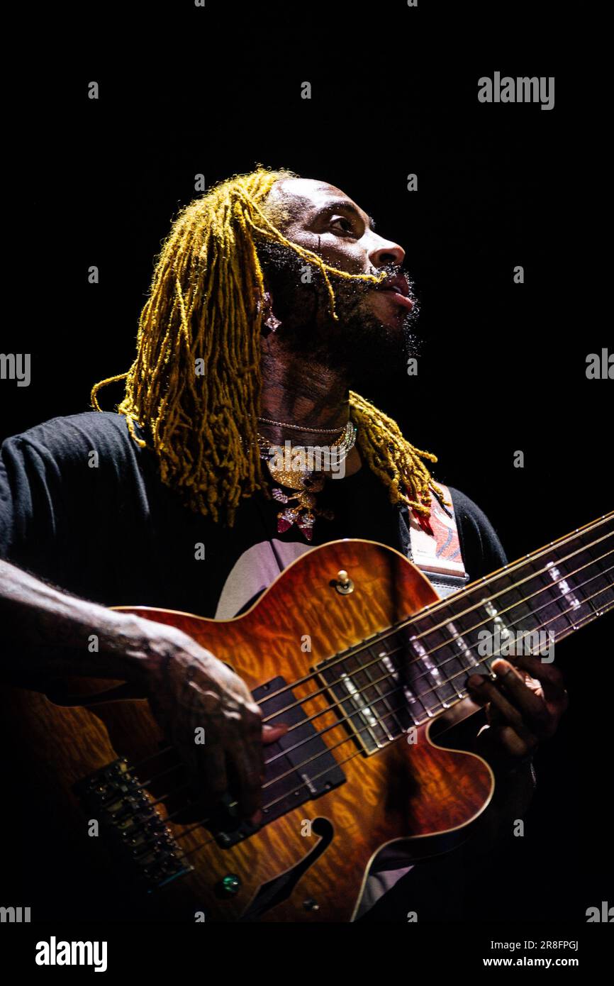 Paris, France. 20th June, 2023. Thundercat seen performing live at ...
