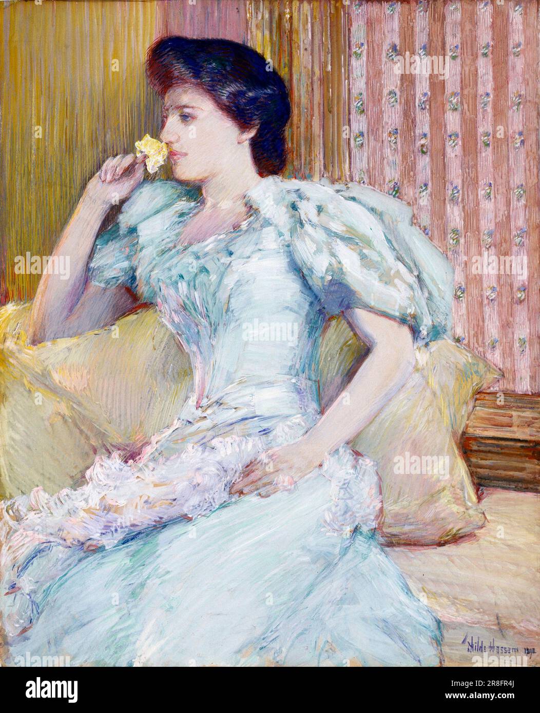 Lillie (Lillie Langtry) ca. 1898 by Childe Hassam, born Dorchester, MA ...
