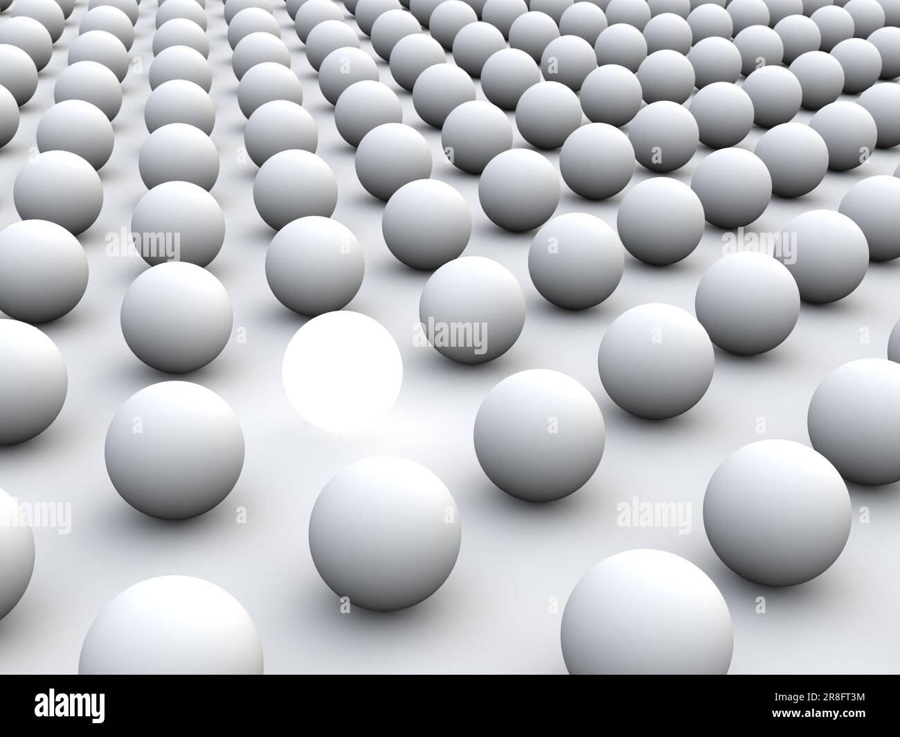 3D concept rendering to represent individuality and uniqueness ...