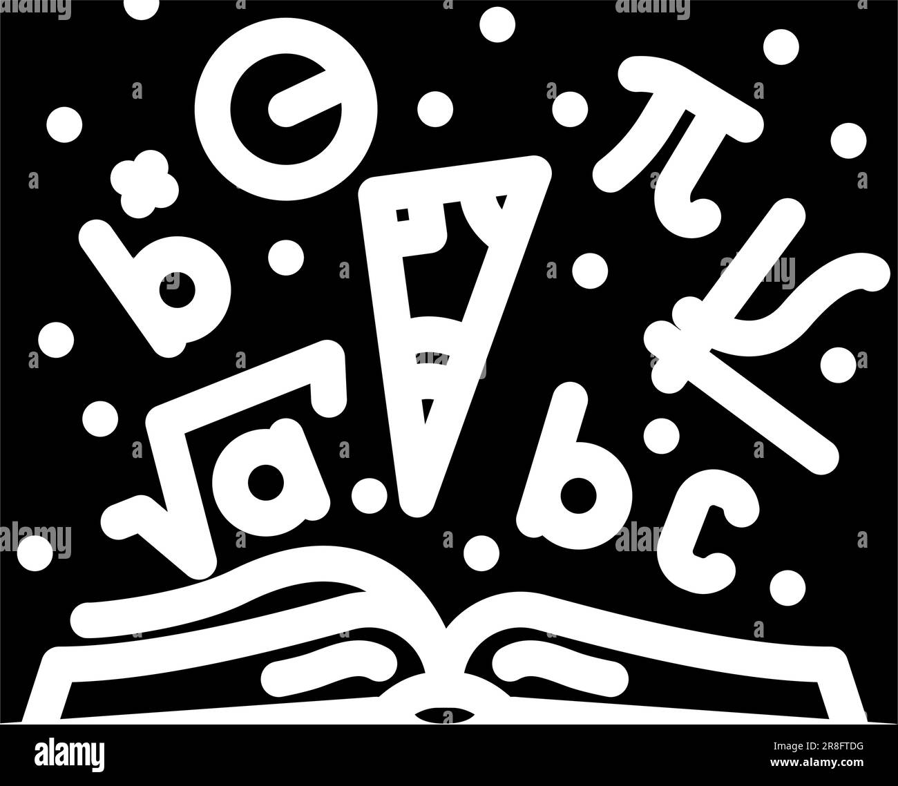 math education science glyph icon vector illustration Stock Vector ...