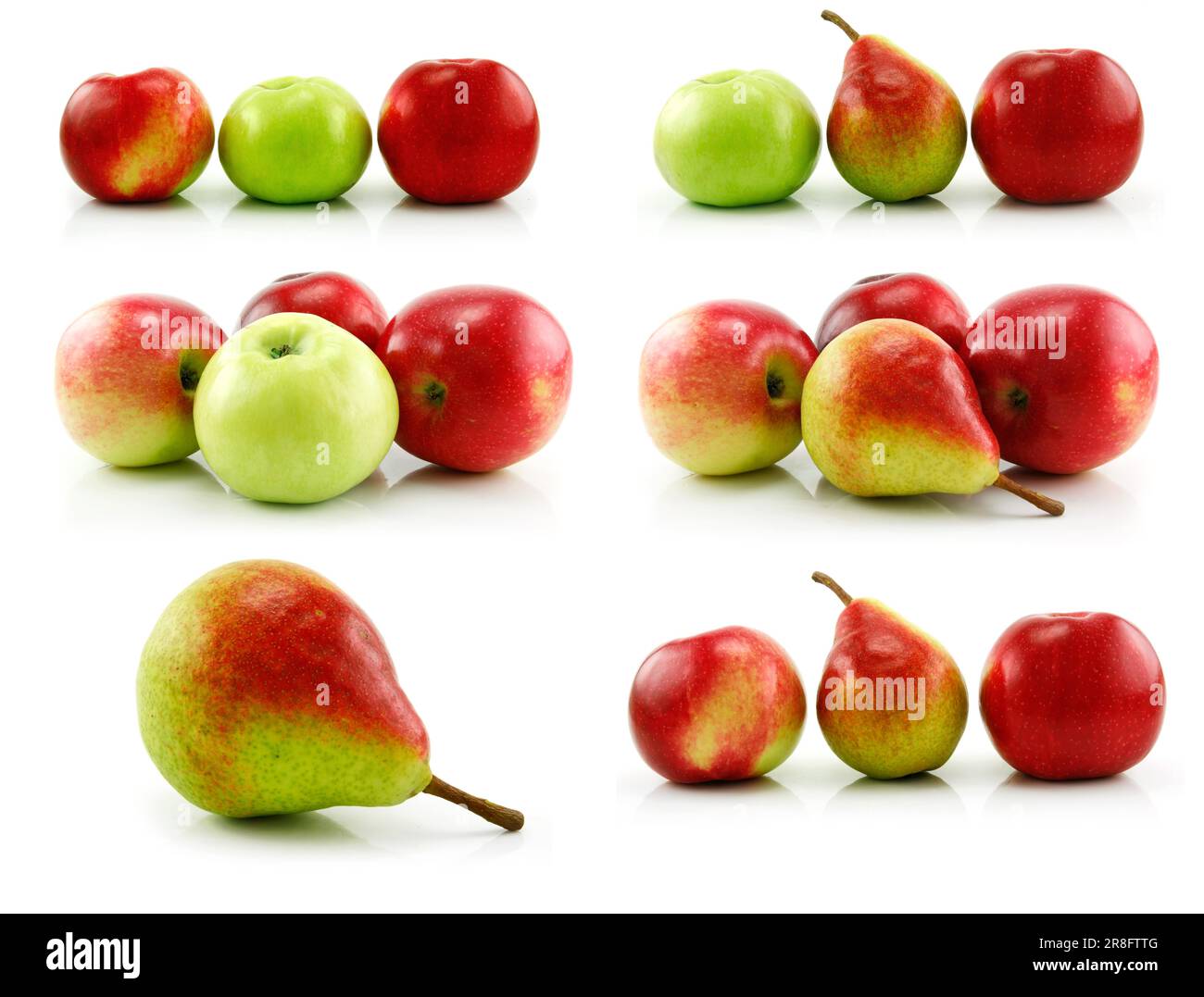 Set pear isolated on hi-res stock photography and images - Alamy