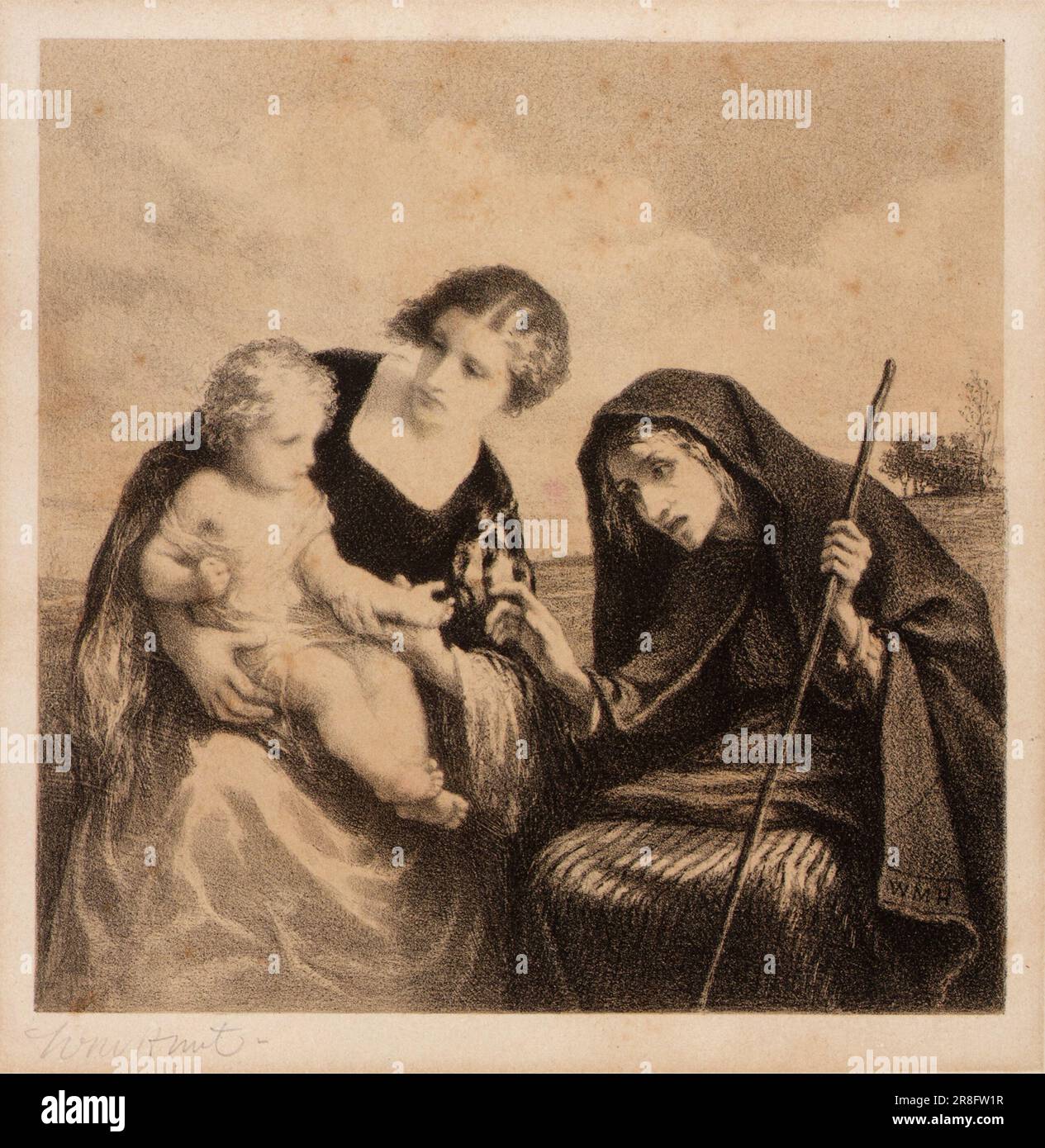 The Fortune Teller ca. 1857-1858 by William Morris Hunt, born ...