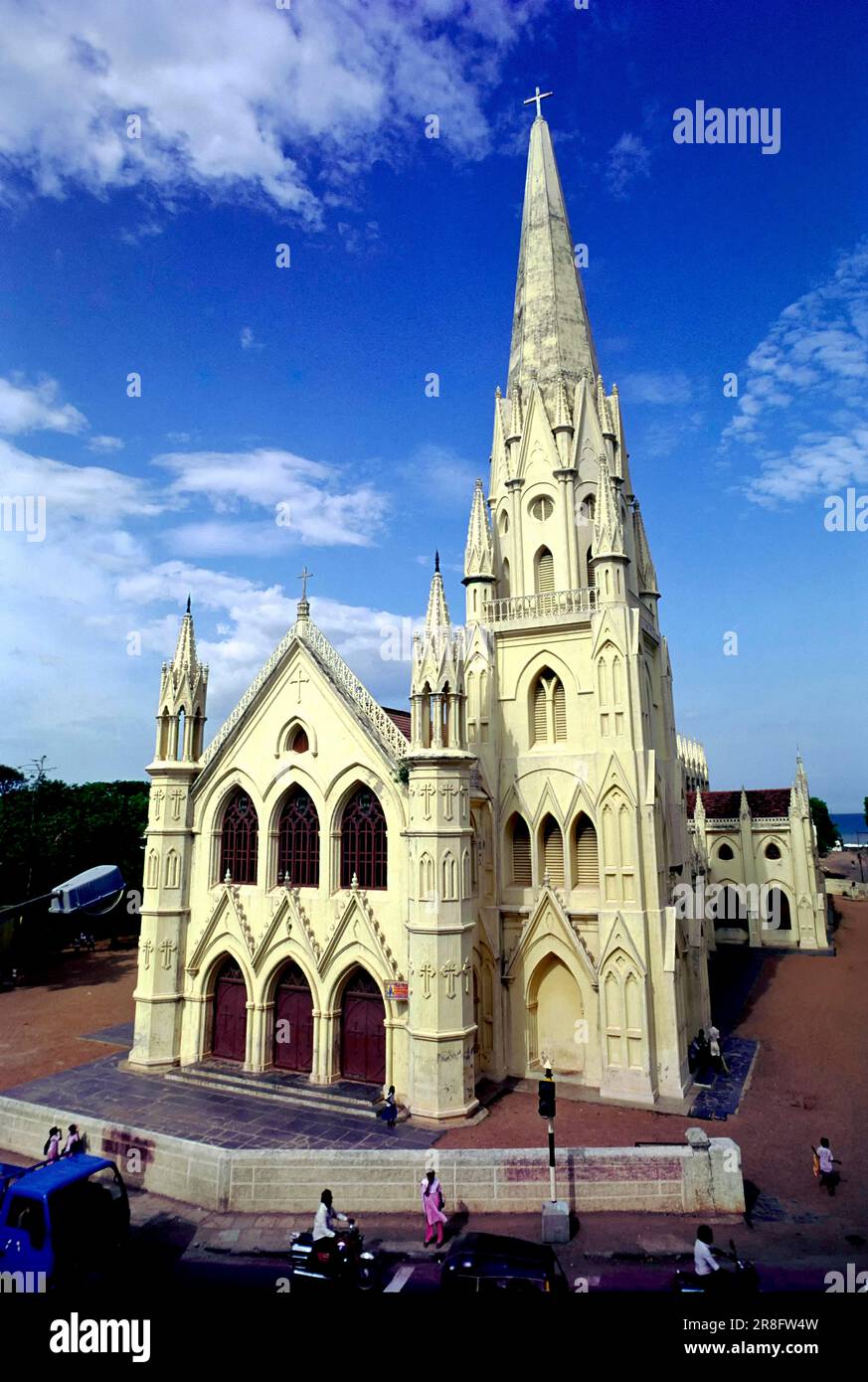 Santhome Cathedral basilica church, Mylapore, Chennai, Tamil Nadu ...