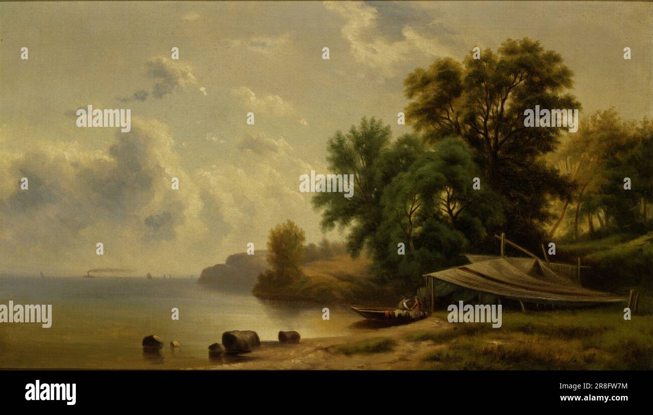 Landscape with Campsite n.d. by Robert S. Duncanson, born Seneca County ...