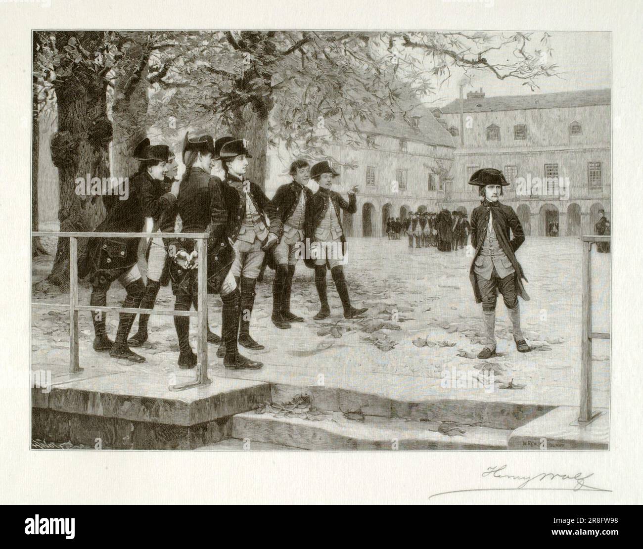 Bonaparte, the Novice, at the School of Brienne 1894 by Henry Wolf ...