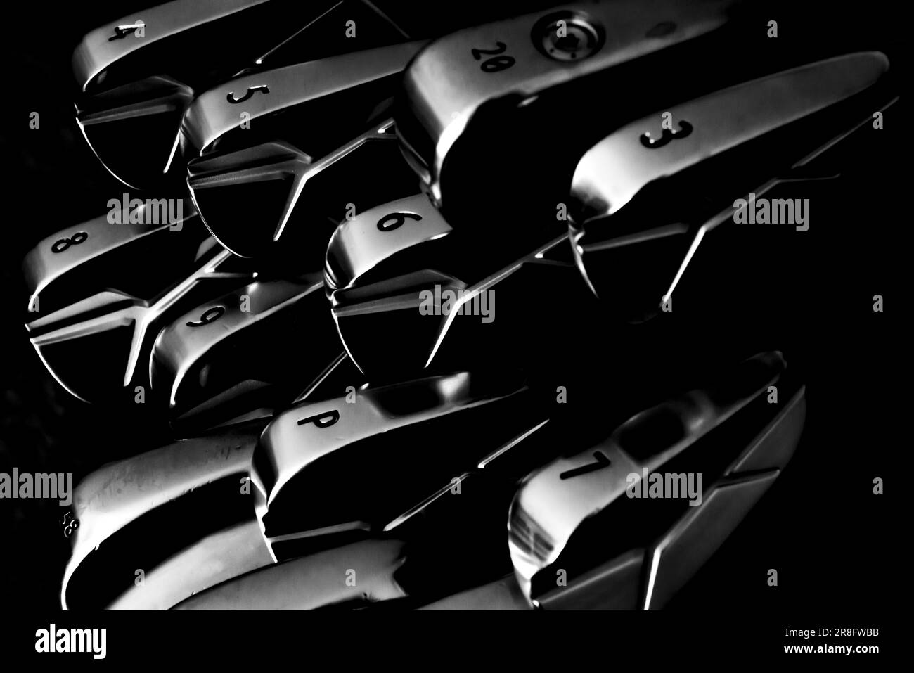 Modern Iron Golf Clubs Blades in Switzerland Stock Photo - Alamy