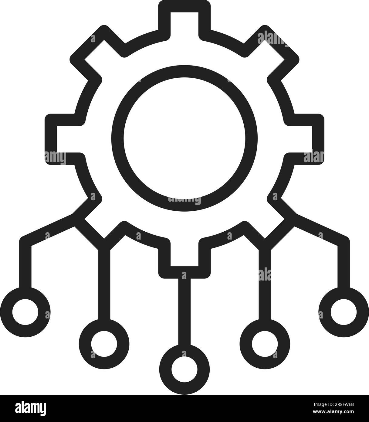 Resource Allocation Icon Image Stock Vector Image And Art Alamy