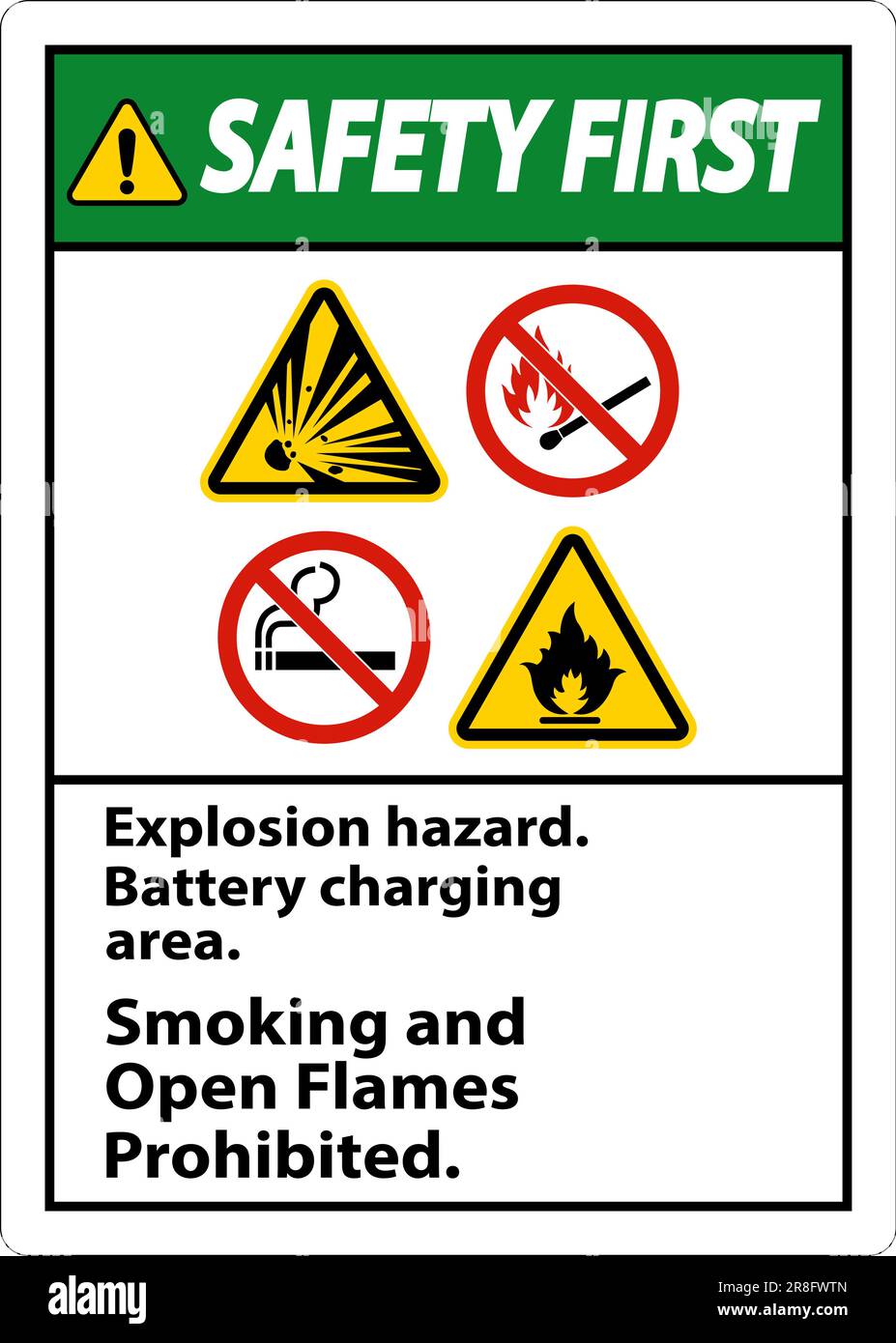 Safety first sign explosion hazard hi-res stock photography and images ...