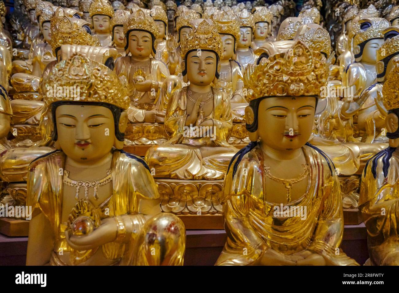 Yangyang, South Korea - June 16, 2023: Detail of the Naksansa Temple ...