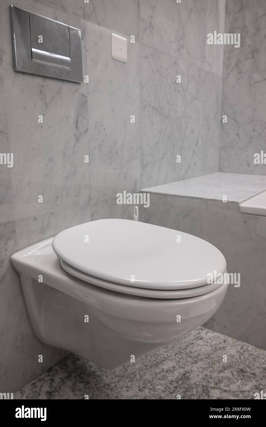 Modern WC in Bathroom Stock Photo - Alamy