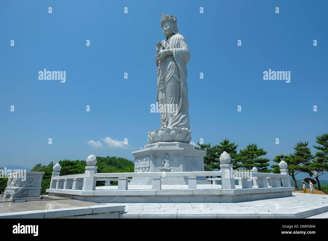 Yangyang, South Korea - June 16, 2023: Bodhisattva of Mercy at Naksansa ...
