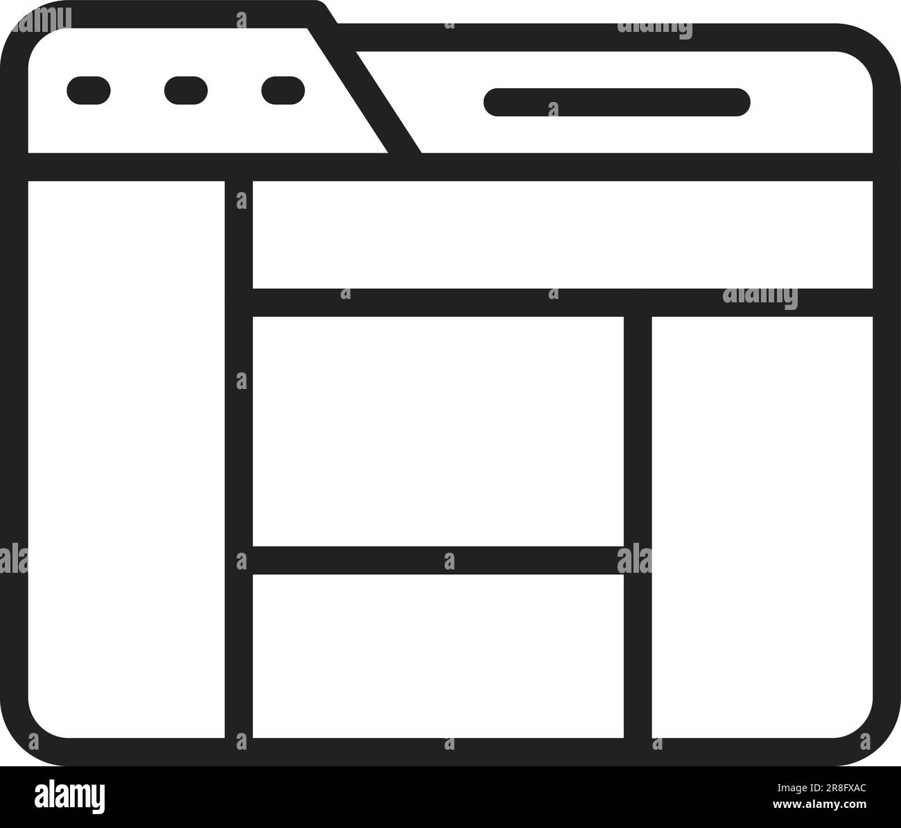 Layout Icon Image Stock Vector Image & Art - Alamy