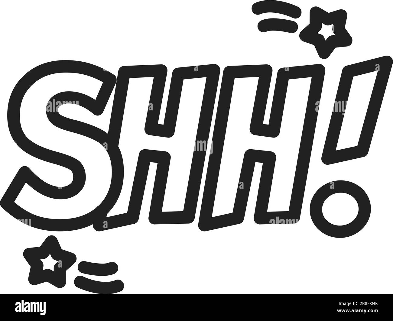 Shh Black and White Stock Photos & Images - Alamy