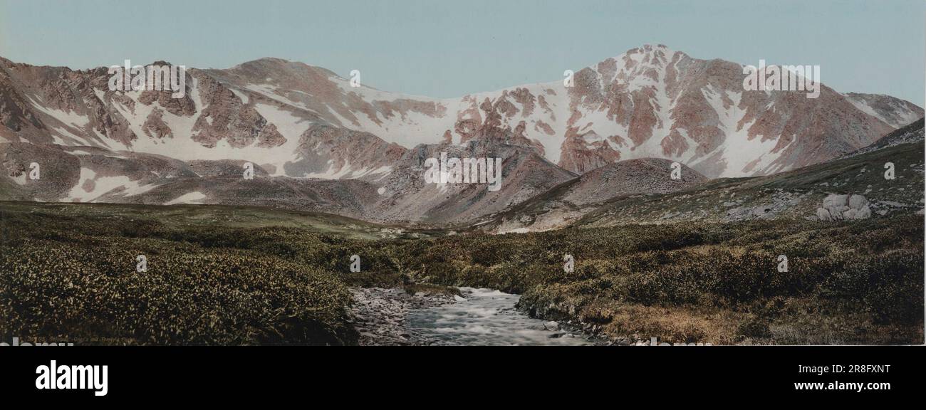 Colorado, Gray's and Torrey's Peaks 1898 by Unidentified Stock Photo ...