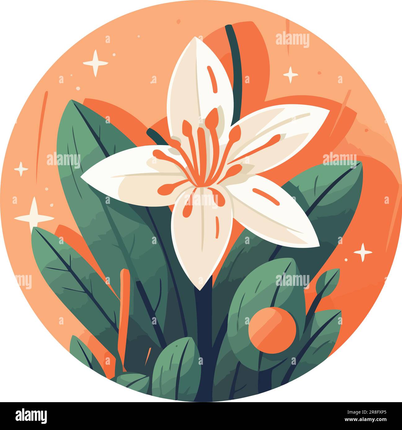 Fresh blossom symbolizes beauty in nature Stock Vector Image & Art - Alamy