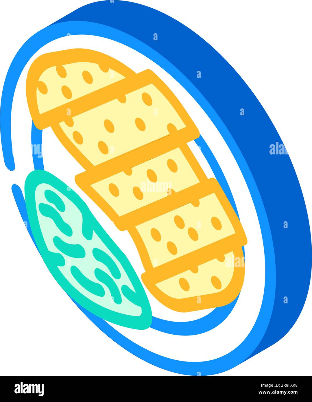 tonkatsu japanese food isometric icon vector illustration Stock Vector ...