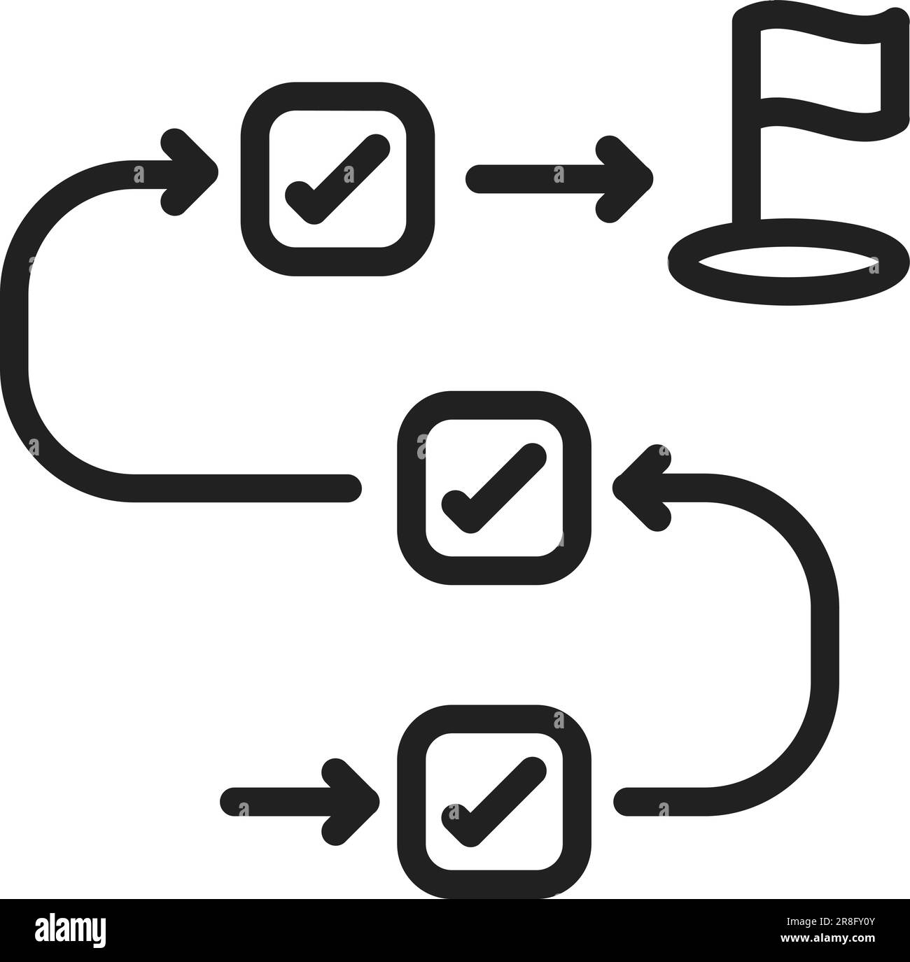 Milestone Icon Image Stock Vector Image & Art - Alamy