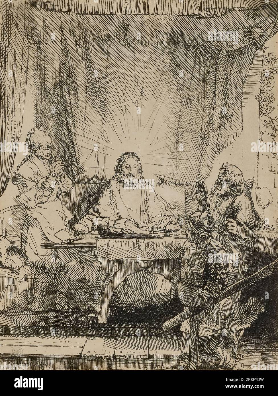 Christ at Emmaus 1654* by Rembrandt Van Rijn, Dutch, born Leiden ...