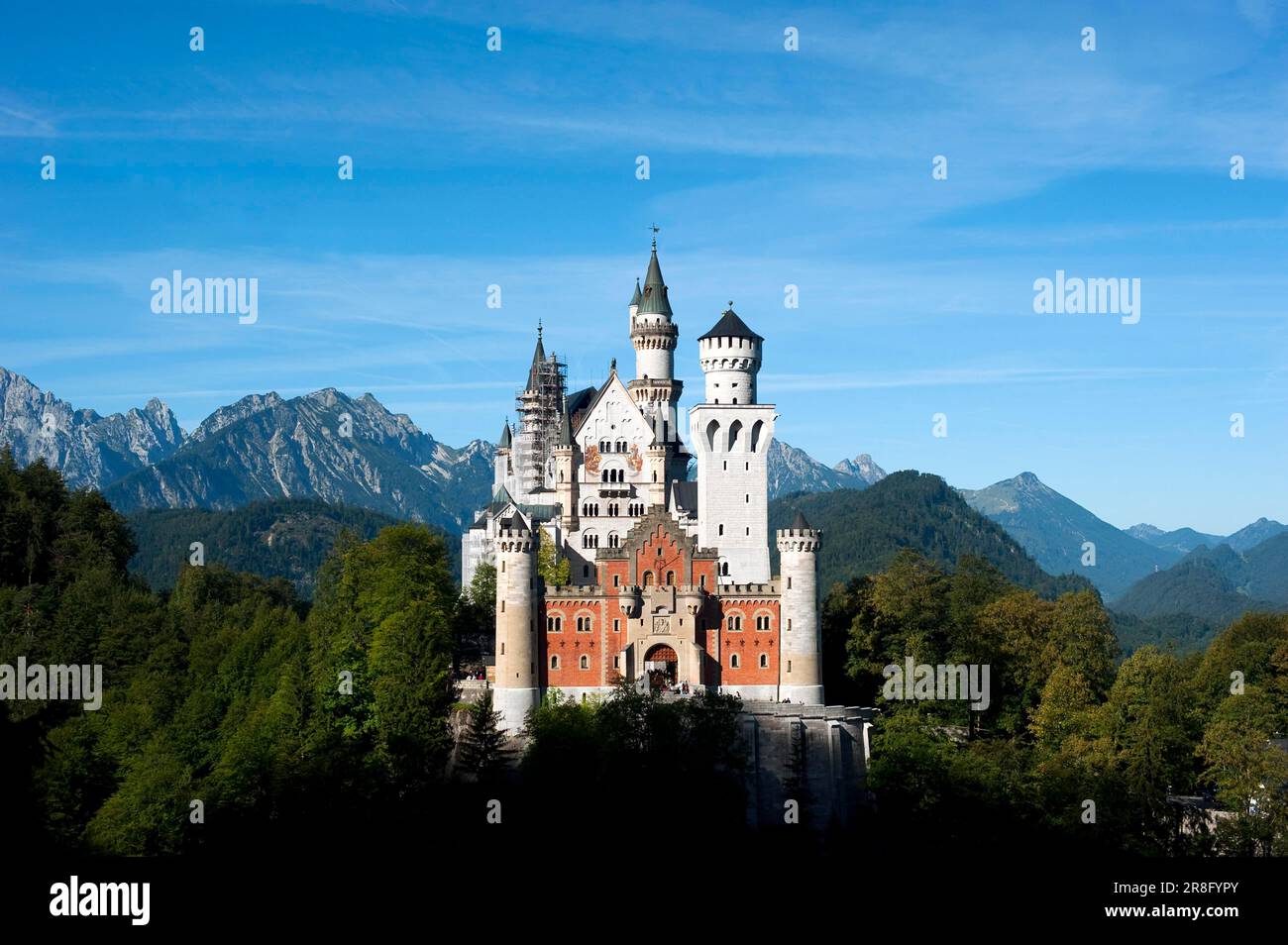 Neuschwanstein Castle, Fuessen, Bavaria, Germany, Europe Stock Photo ...