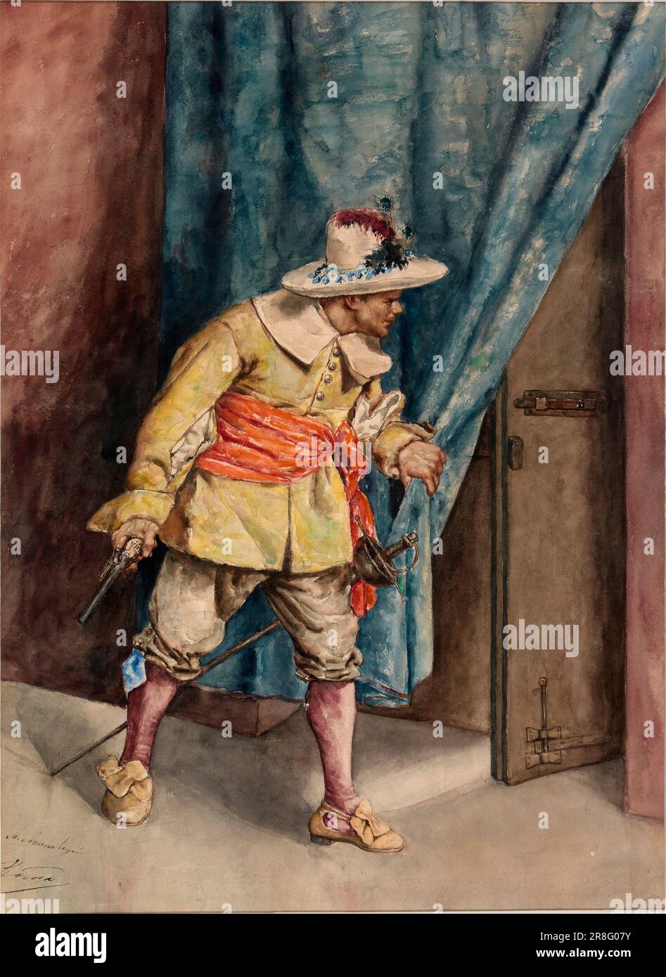 Military dress musketeer hi-res stock photography and images - Alamy