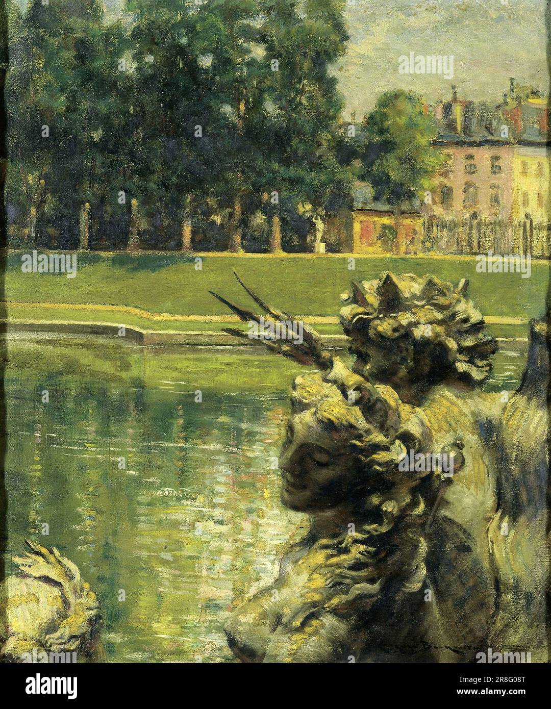 Bassin de Neptune, Versailles 1913 by Carroll Beckwith, born Hannibal ...