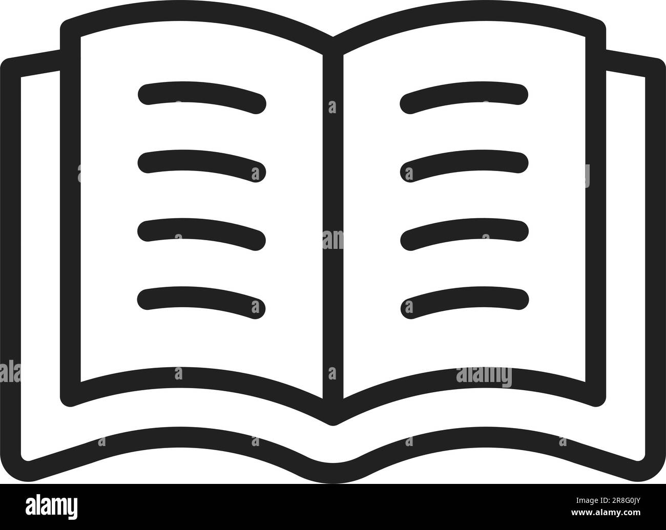 Open Book Icon Image Stock Vector Image & Art - Alamy