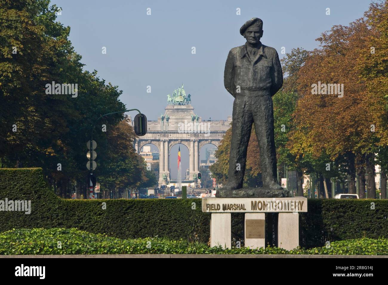 Montgomery Monument and Arc de Triomphe, Parc du, View from Montgomery ...