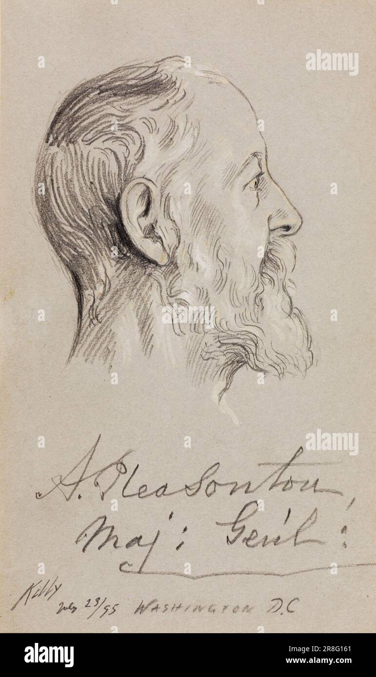 Major General Alfred Pleasonton 1895 by James Edward Kelly, born New ...