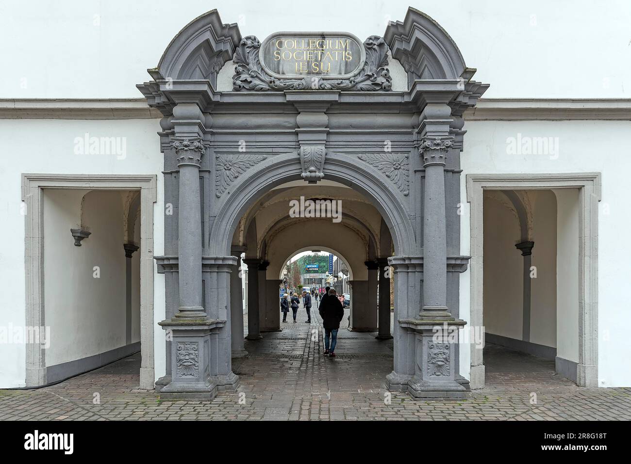 Passage gate from the former school building of the High School ...