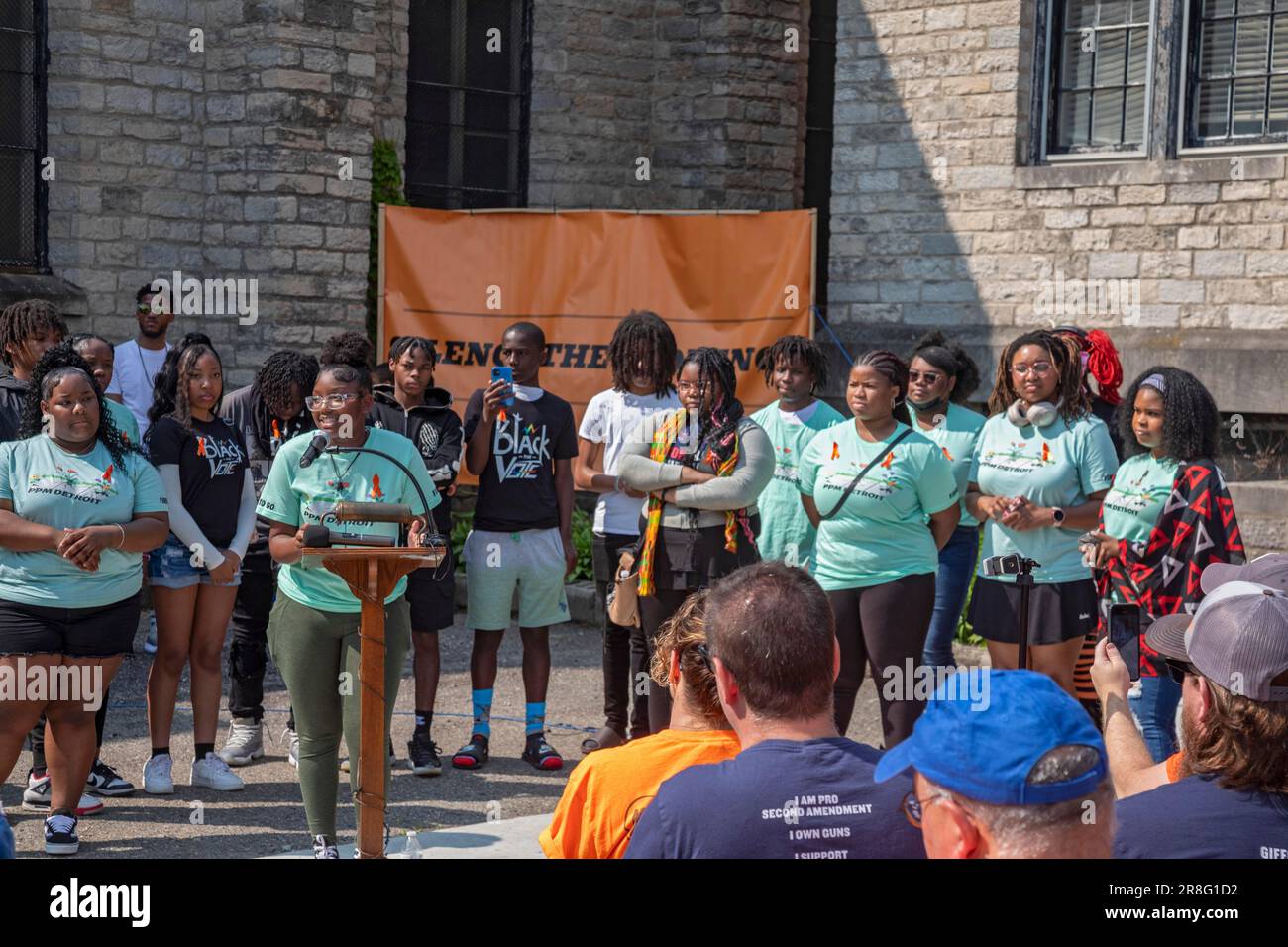 Detroit, Michigan USA, 17 June 2023, The youth group One Love Global ...