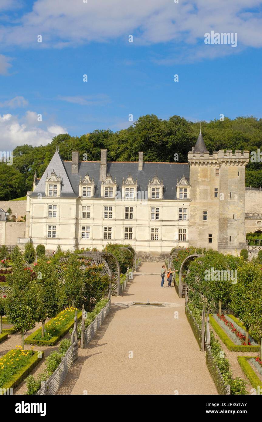 Residence at chateau de villandry hi-res stock photography and images ...