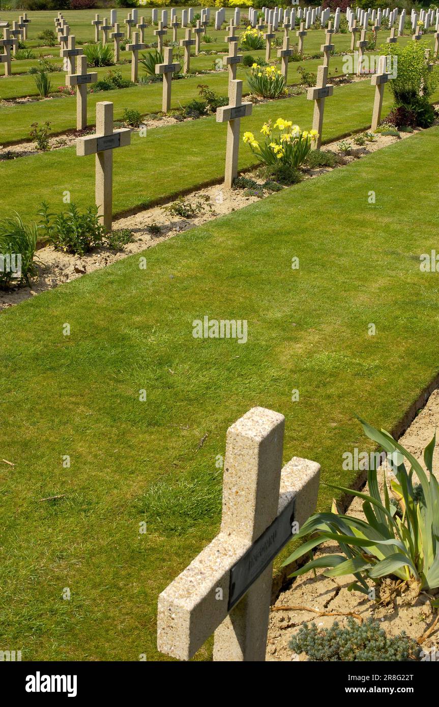 War Graves, Military Cemetery, Connaught Cemetery, Thiepval, Somme ...