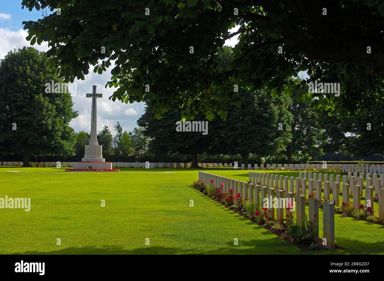 War Graves, British War Cemetery, Ranville, Lower Normandy, France ...