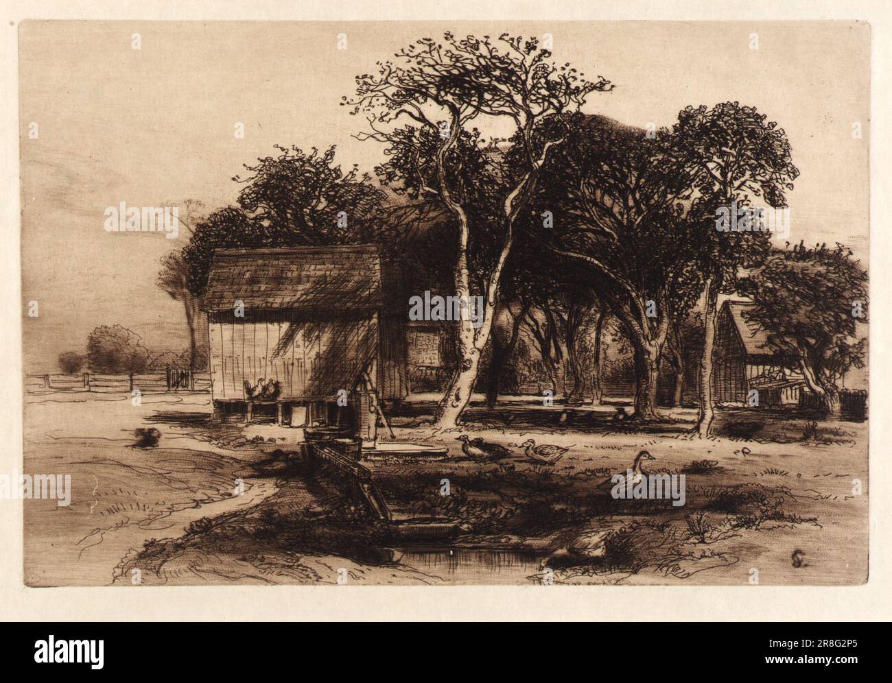 (Untitled) n.d. by Samuel Colman, born Portland, ME 1832-died New York ...