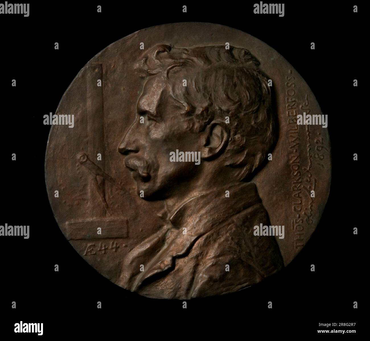 Thomas Clarkson Wilberfoss 1892 by Olin Levi Warner, born Suffield, CT ...