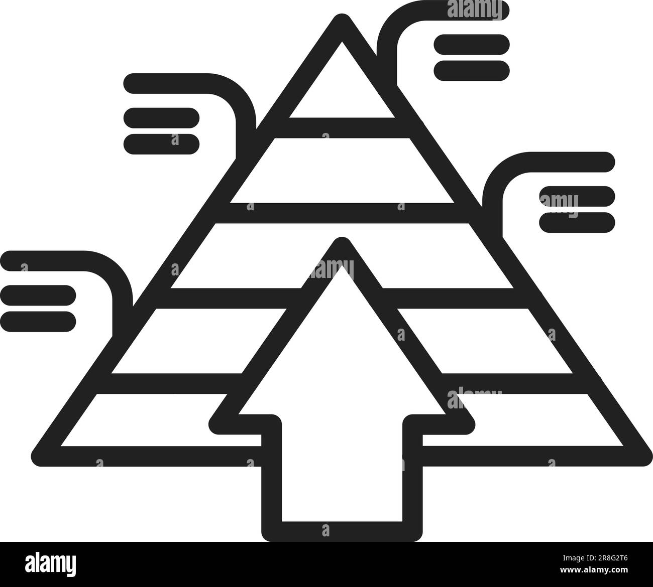 Pyramids of Needs Icon Image Stock Vector Image & Art - Alamy