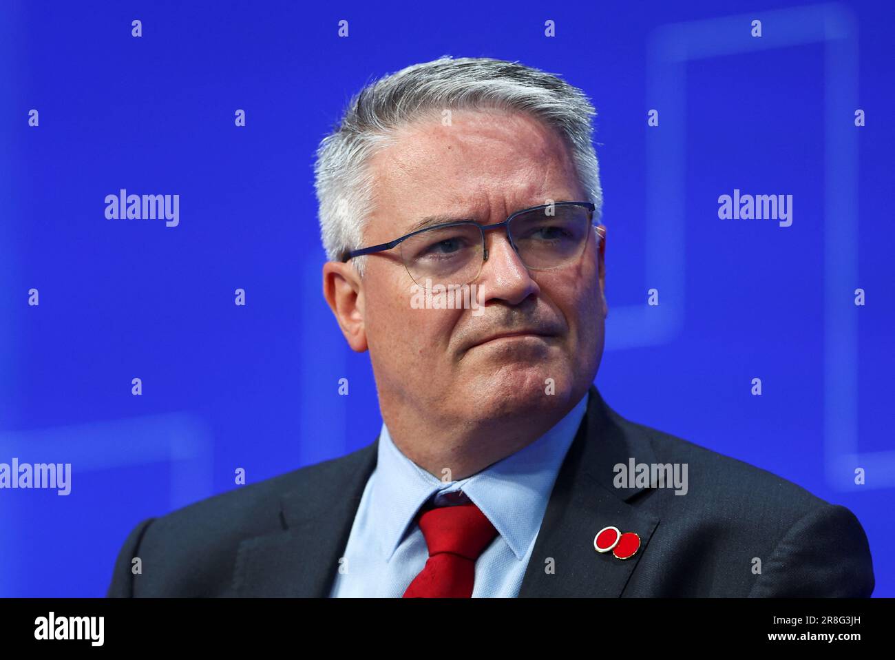 Mathias Cormann, the Secretary-General of the OECD, at the Ukraine ...