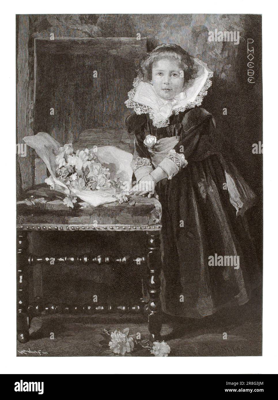 Phoebe 1892 by Henry Wolf, born Eckwersheim, Alsace 1852-died New York City 1916 Stock Photo - Alamy