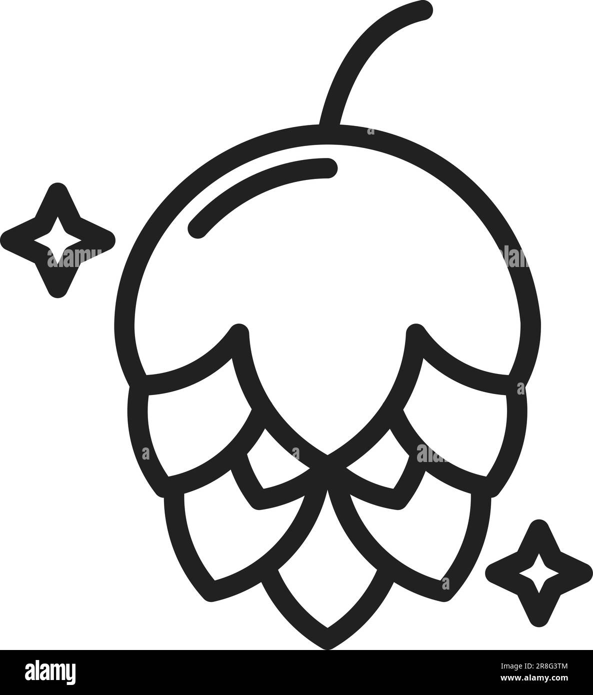 Bitter hops not aroma Black and White Stock Photos & Images - Alamy