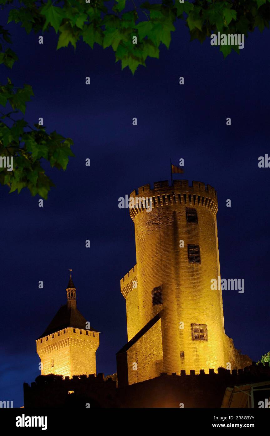 Foix Castle, Castle, Midi Pyrenees, France Stock Photo - Alamy