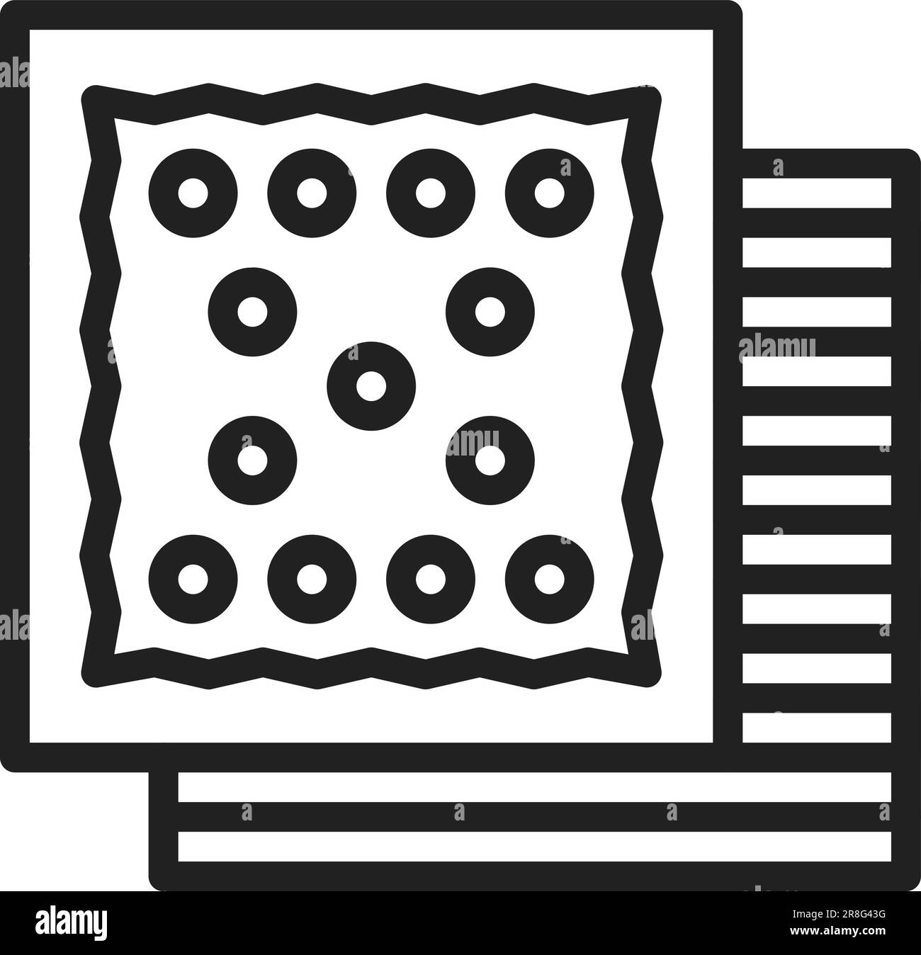 Fabric Icon Image Stock Vector Image & Art - Alamy