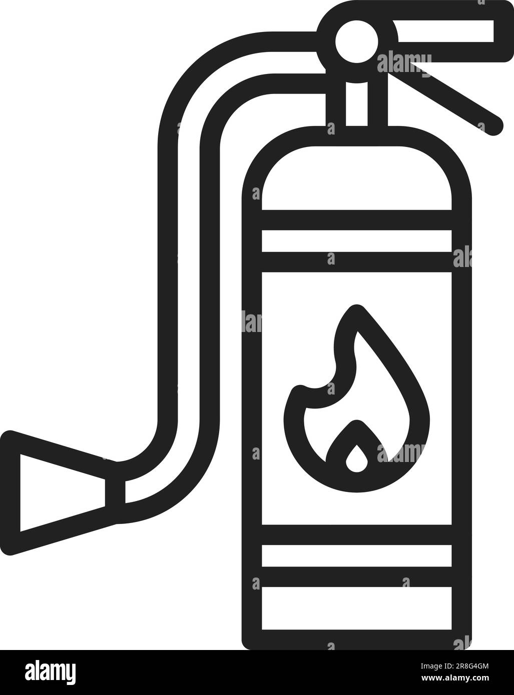 Fire Extinguisher Icon Image Stock Vector Image & Art - Alamy