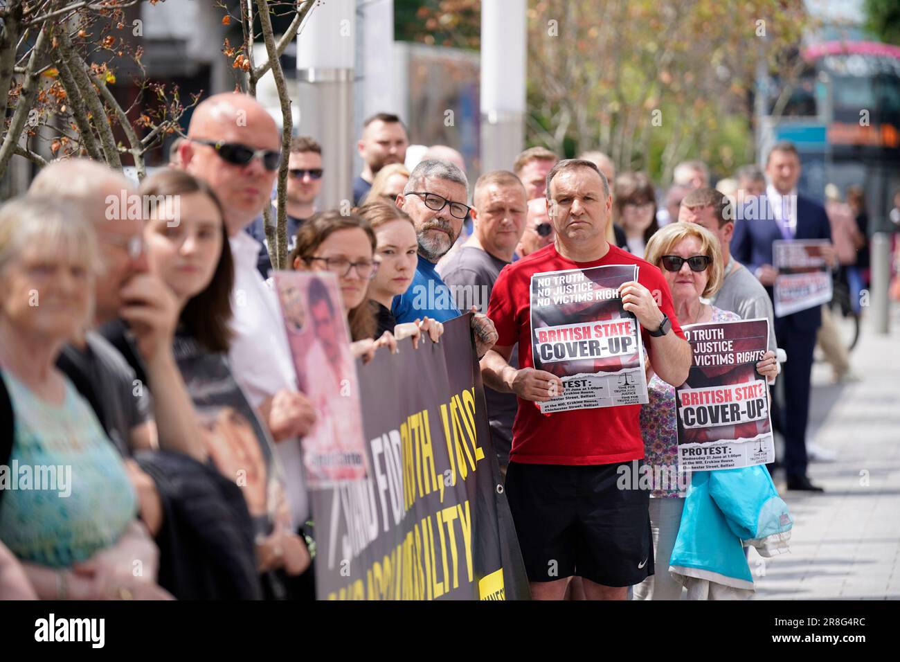 Troubles legacy bill protest hi-res stock photography and images - Alamy
