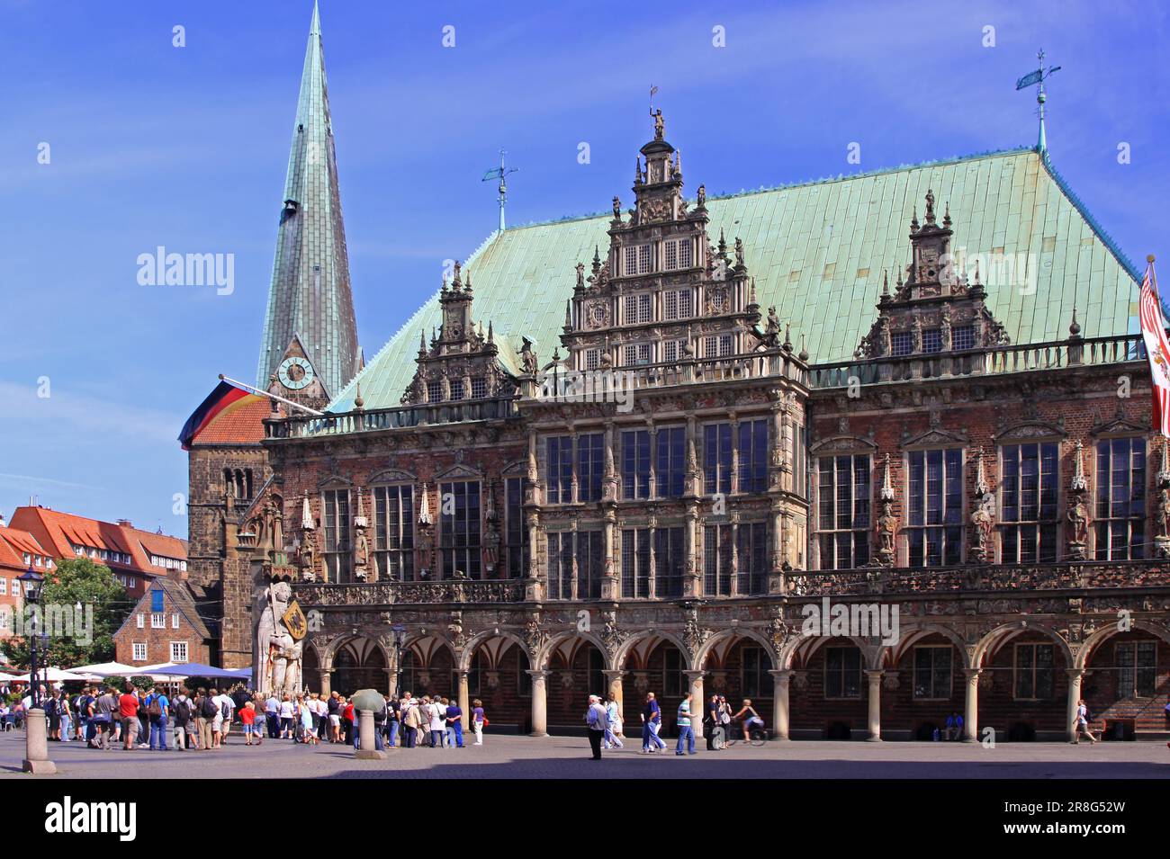 Bremen City Hall, Market Square Stock Photo - Alamy