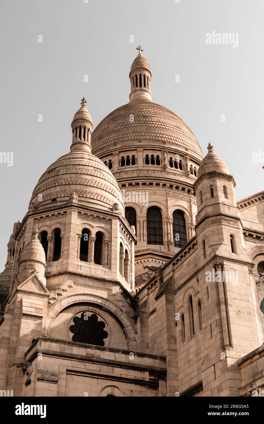 The majestic and iconic Sacre-Coeur Basilica, located in the heart of ...