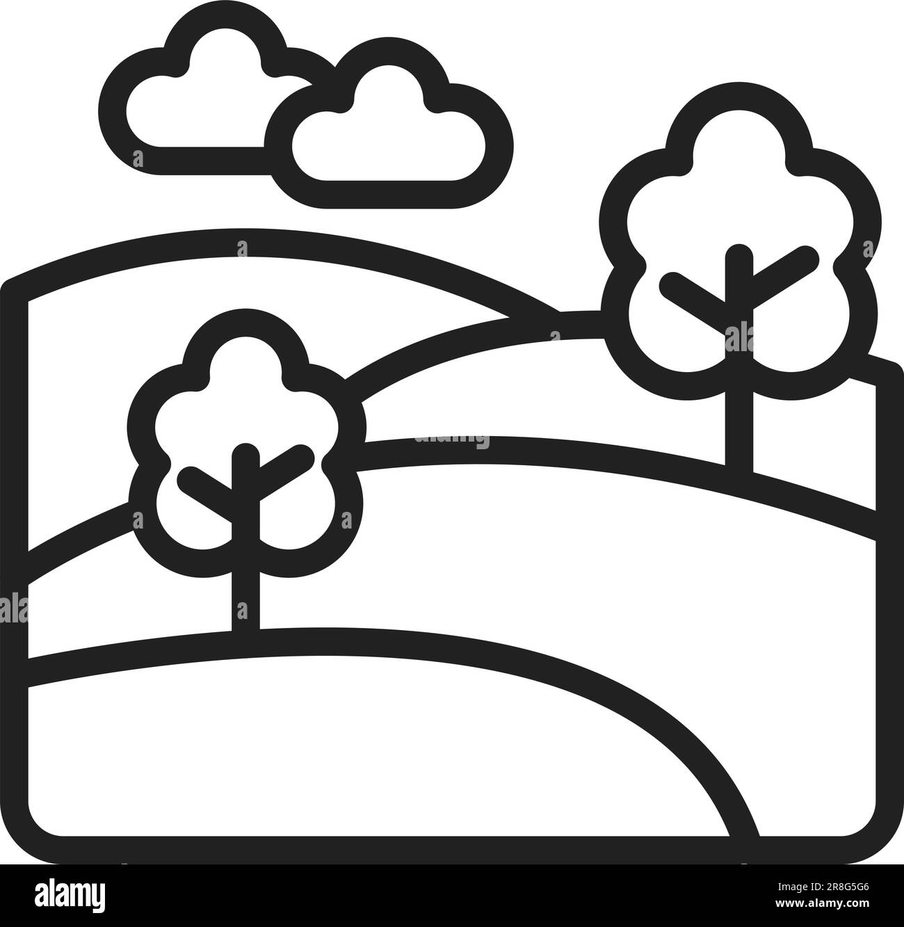 Grasslands ecosystem Stock Vector Images - Alamy