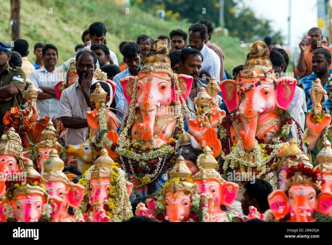 Ganesh ganpati festival at Dharapuram near Erode, Tamil Nadu, South ...